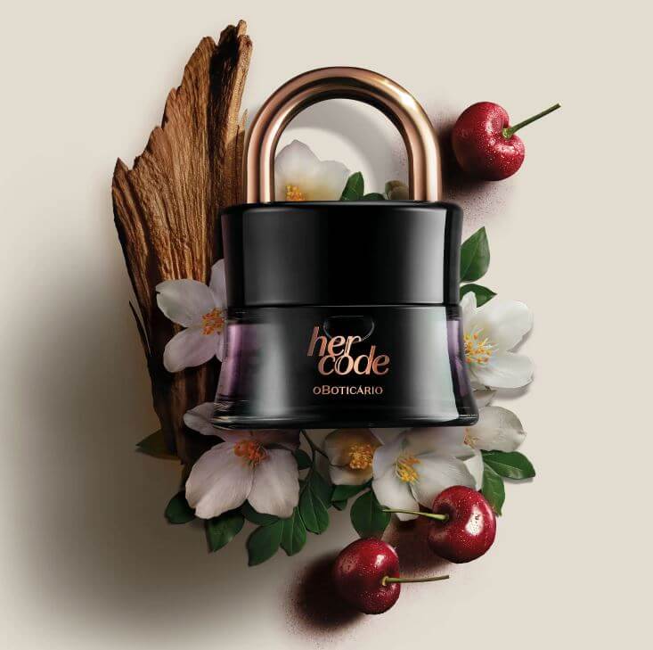Her Code, nova fragrância do Boticário, tem embalagem Aptar Beauty com ...